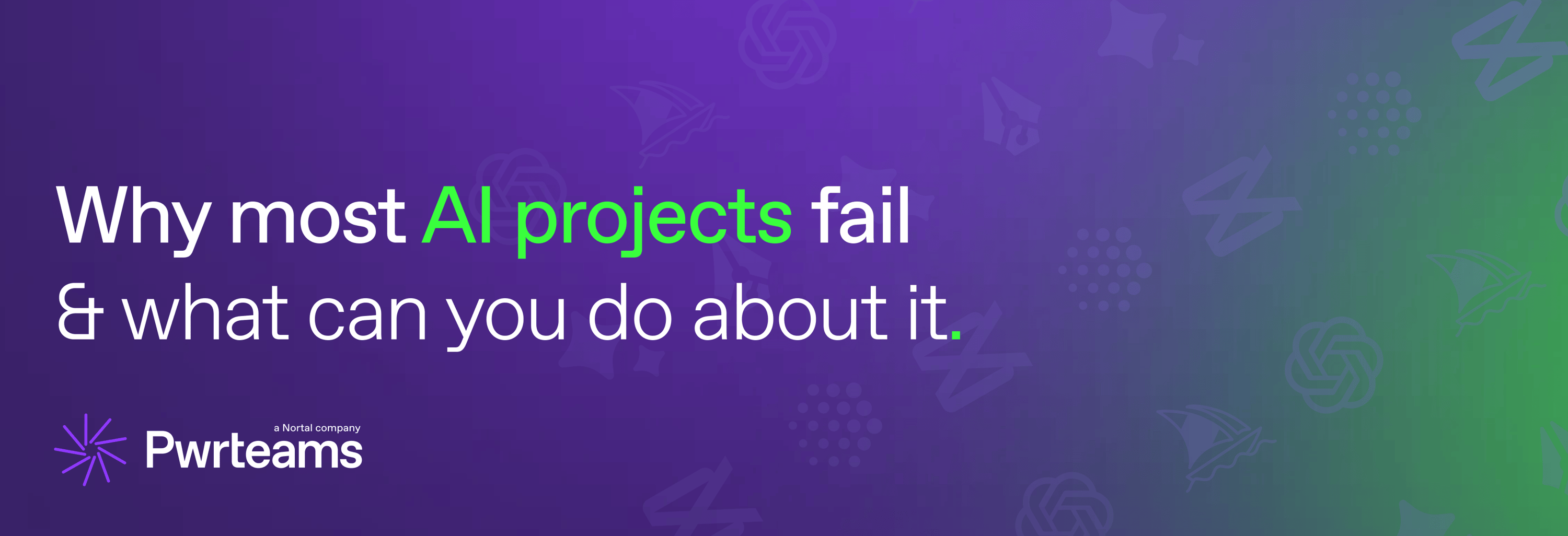 Why most AI projects fail & what can you do about it